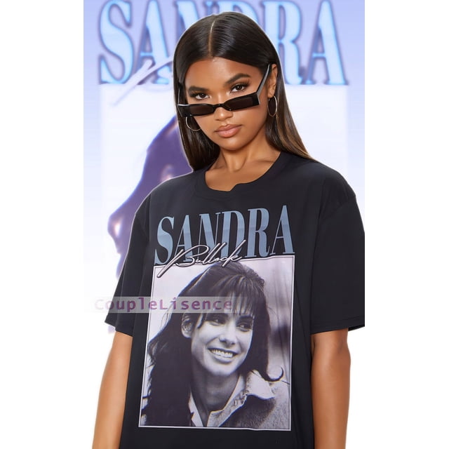 [BLACK] Vintage SANDRA BULLOCK Shirt - Walmart.com