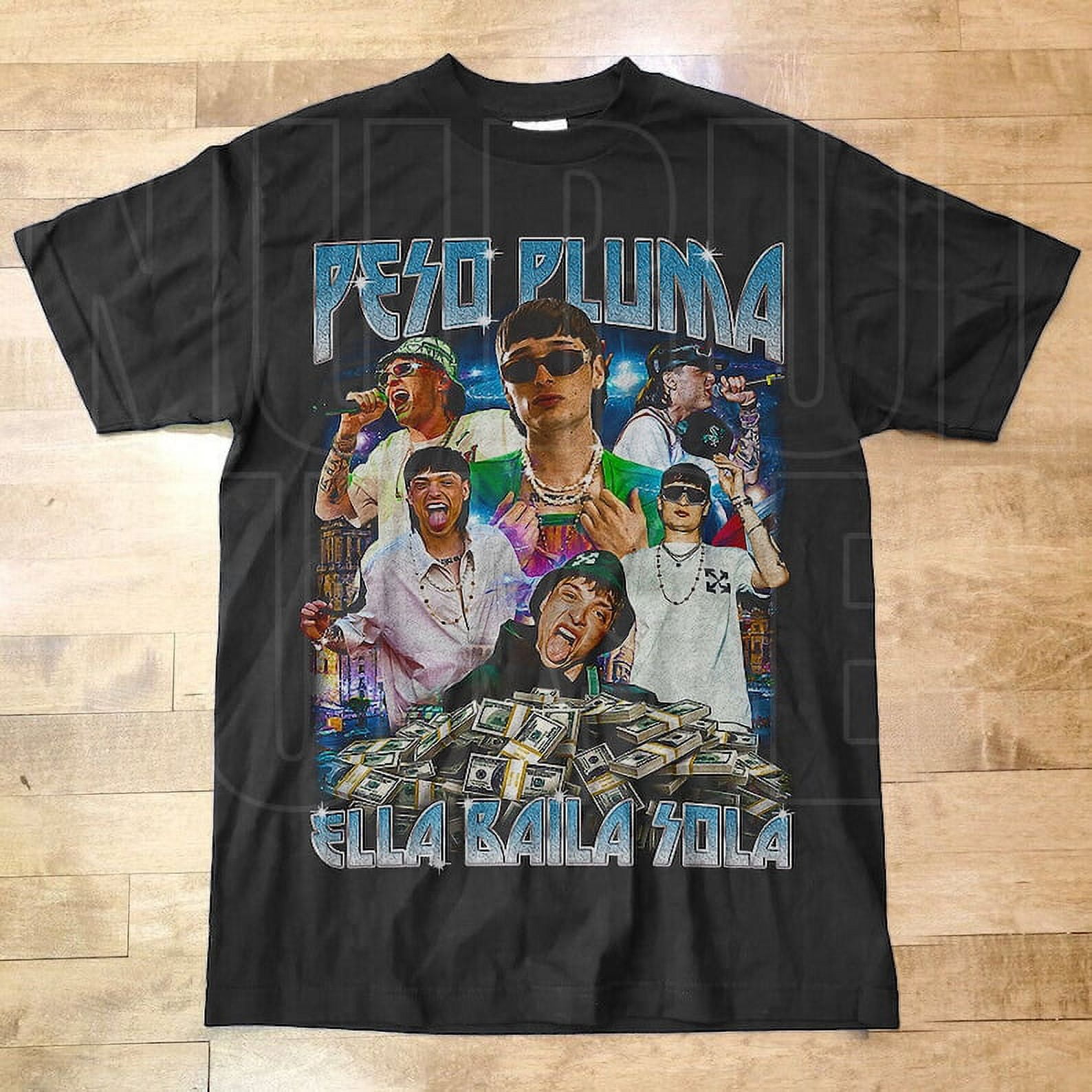 [BLACK] Vintage Style Peso Pluma T-shirt, Peso Pluma Graphic Tee, Peso ...