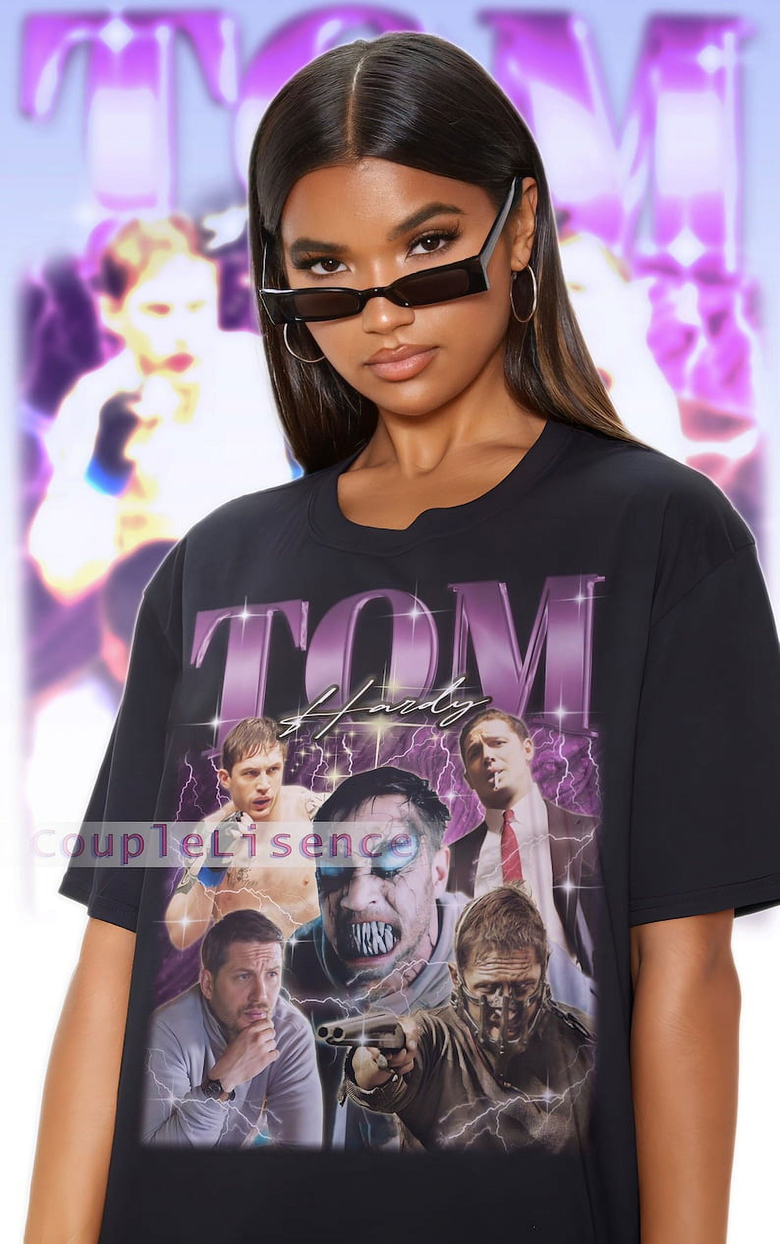 [BLACK] Vintage TOM HARDY Shirt | Tom Hardy Homage Fan Tees | Tom Hardy ...