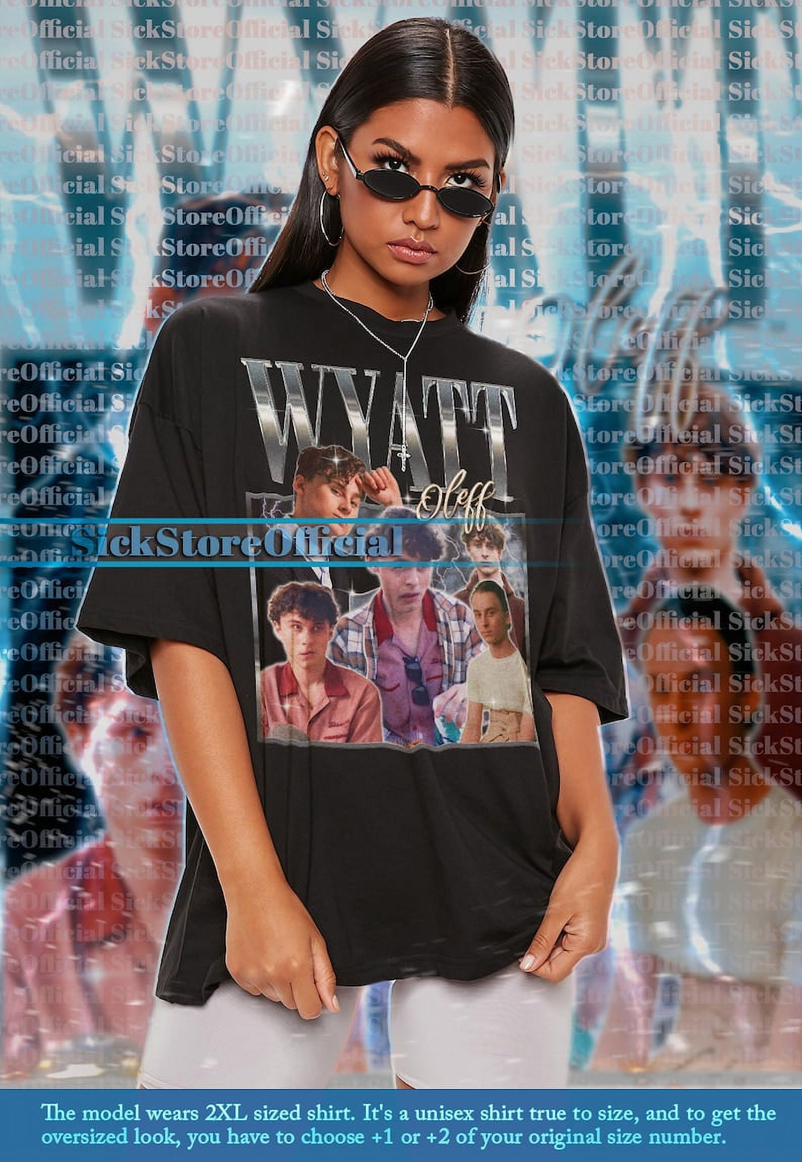 [BLACK] WYATT OLEFF Vintage Shirt, Wyatt Oleff Homage Tshirt, Wyatt ...