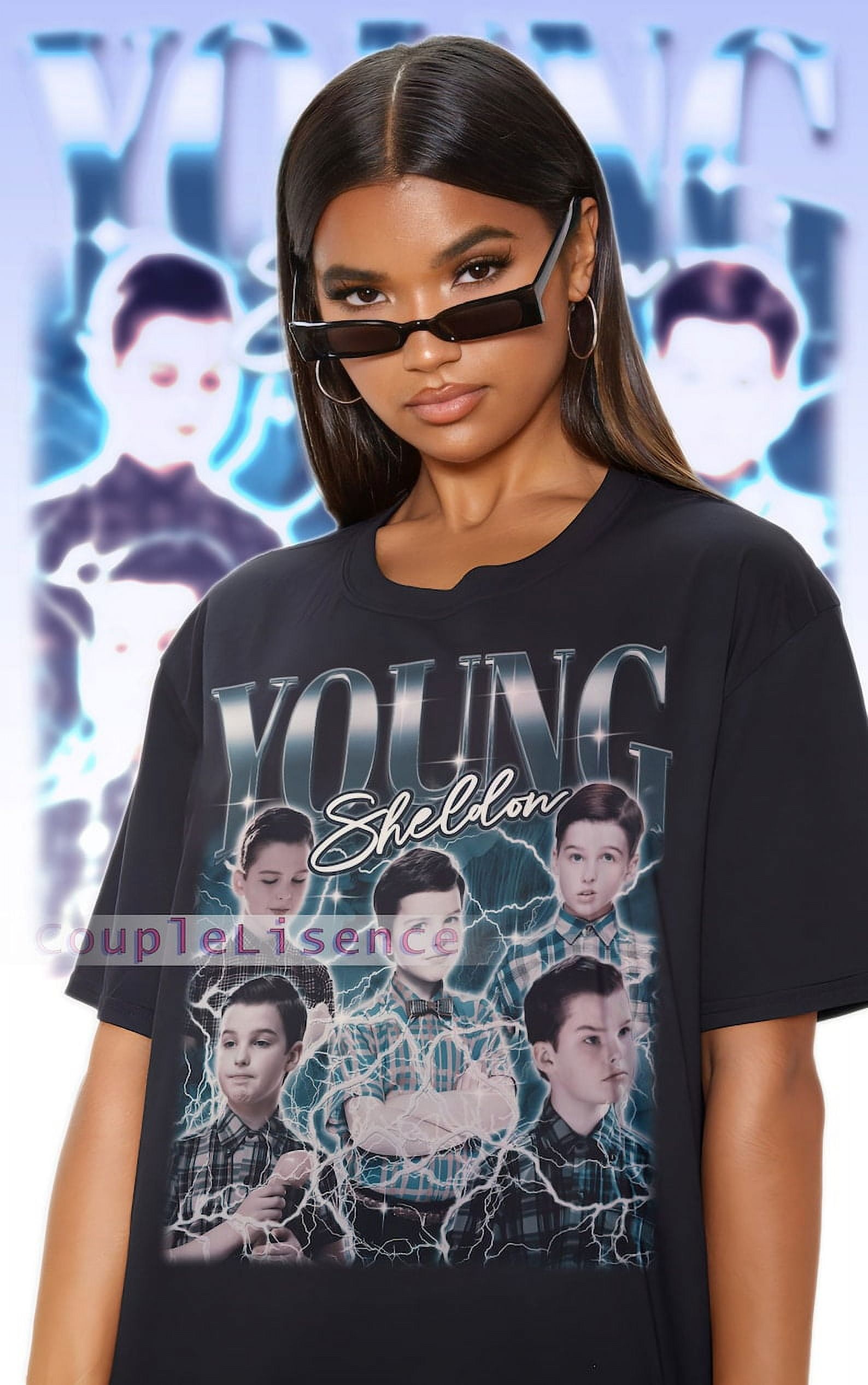 [BLACK] YOUNG SHELDON Vintage Shirt | Young Sheldon Homage Fan Tees ...