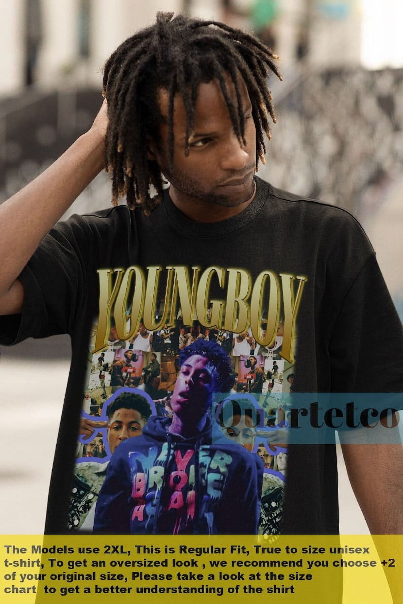 [BLACK] YOUNGBOY Shirt , Never Broke Shirt , Kentrell DeSean Gaulden ...