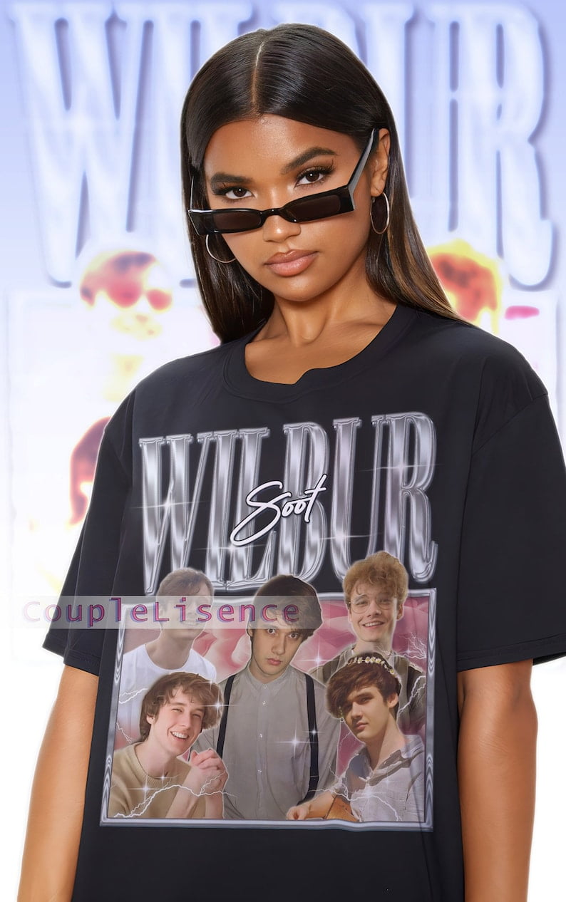 [BLACK] YouTuber WILBUR SOOT Shirt | Wilbur Soot Fan Tees | Wilbur Soot Retro | Wilbur Soot ...