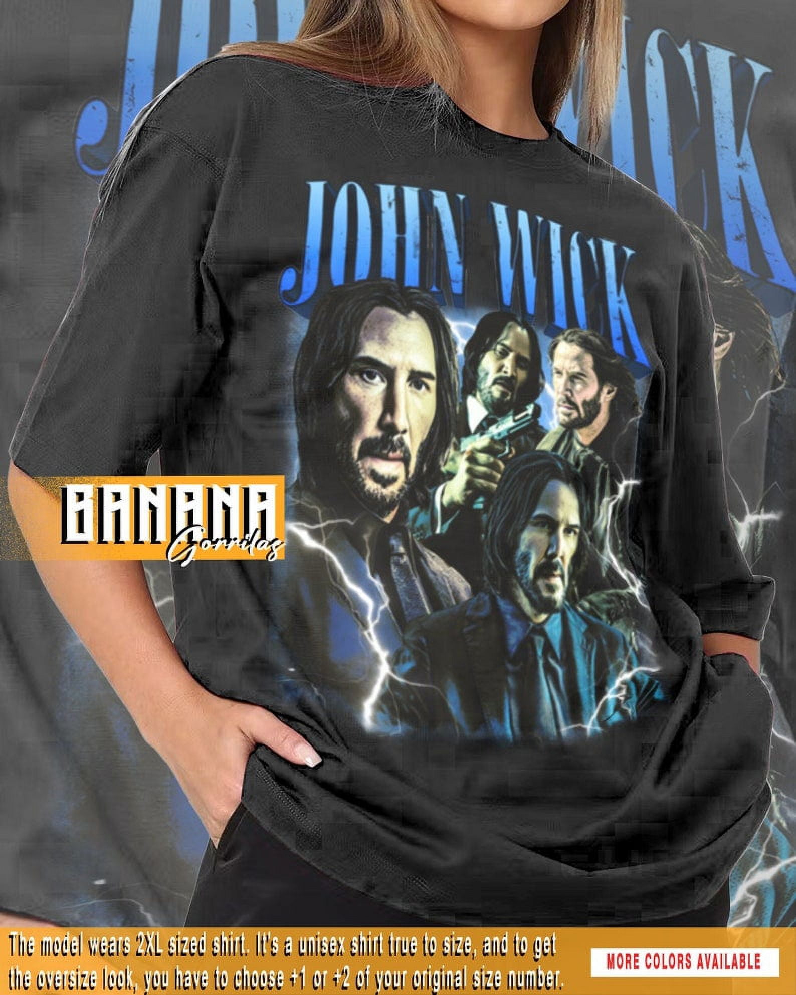 [BLACK] limited Edition Special Keanu Reeves Shirt - Walmart.com