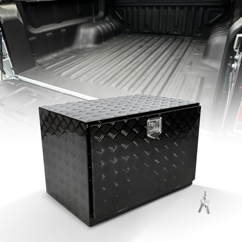 BLACKHORSE-RACING 36"x 25"x 24"Underbody Heavy Duty Aluminum Tool Box ...