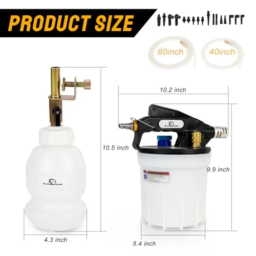 BLACKHORSE-RACING Vacuum Brake Bleeder Air Brake Bleeder Kit For ...