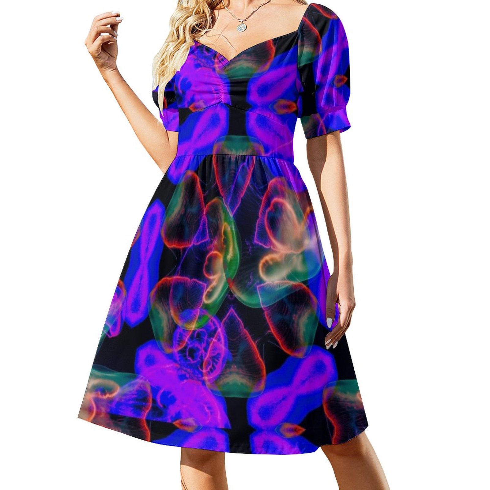 BLACKLIGHT JELLIES Sleeveless Dress summer dresses ladies women long dresses - Walmart.com
