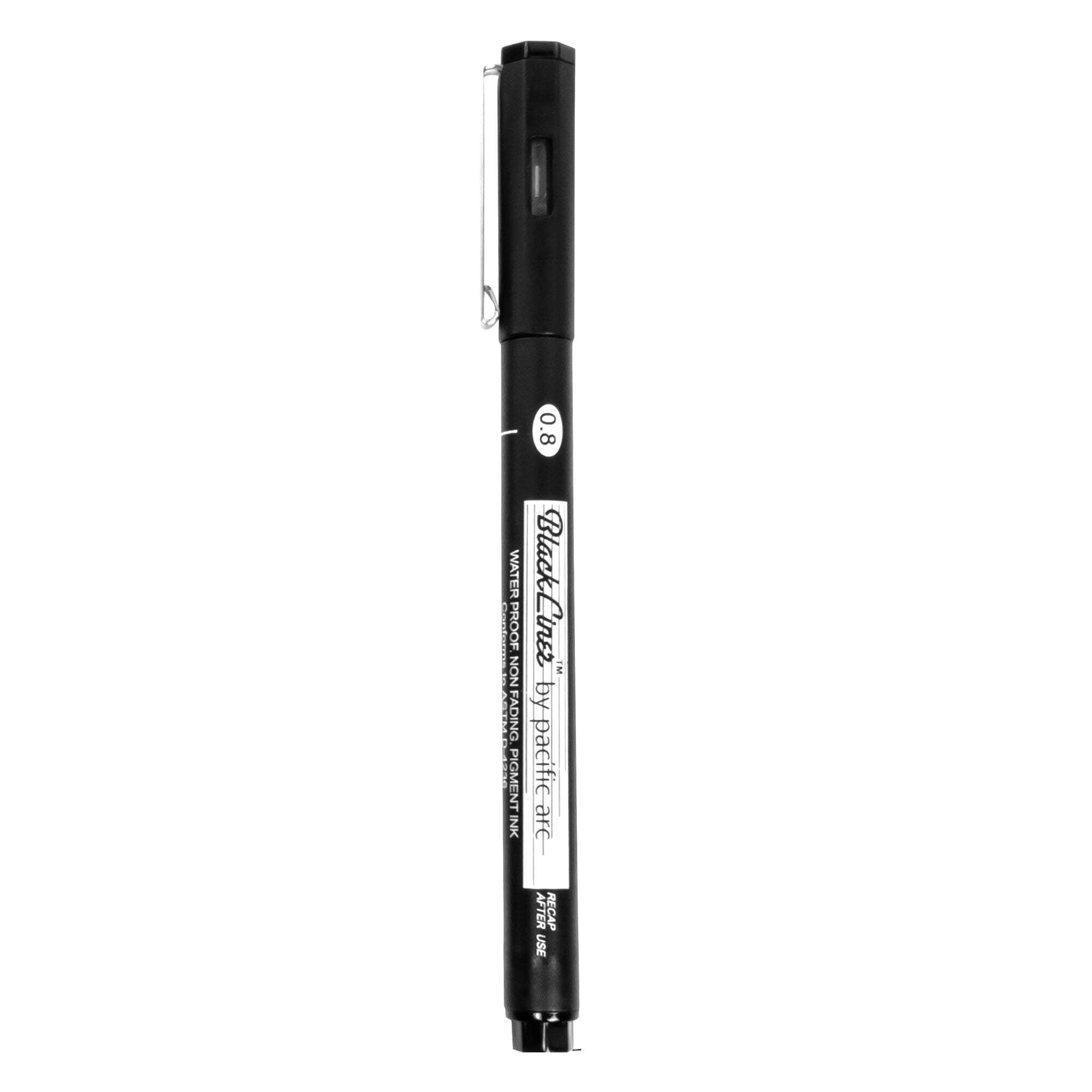Pacific Arc Blackliner Fineliner Pens, Set of 4, Waterproof, High ...