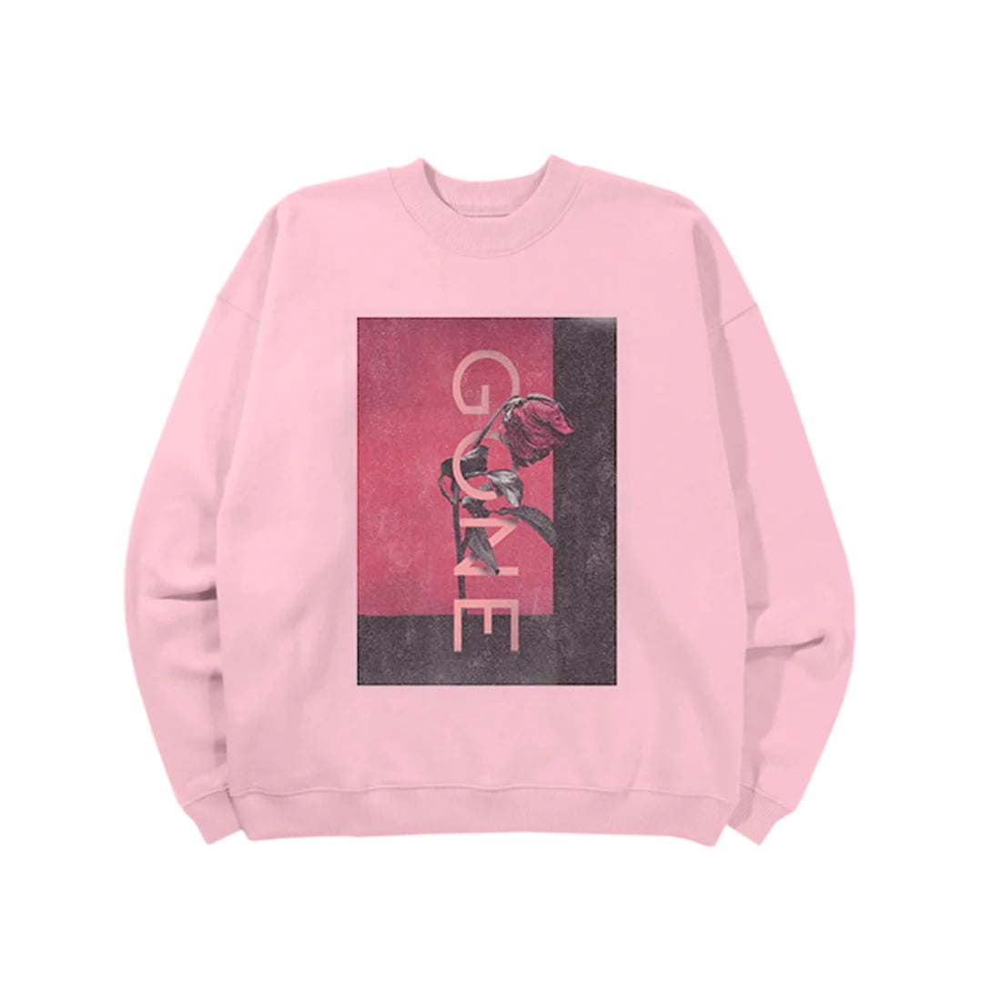 BLACKPINK Women's Officially Licensed Rose Crewneck Sweatshirt in Pink ...