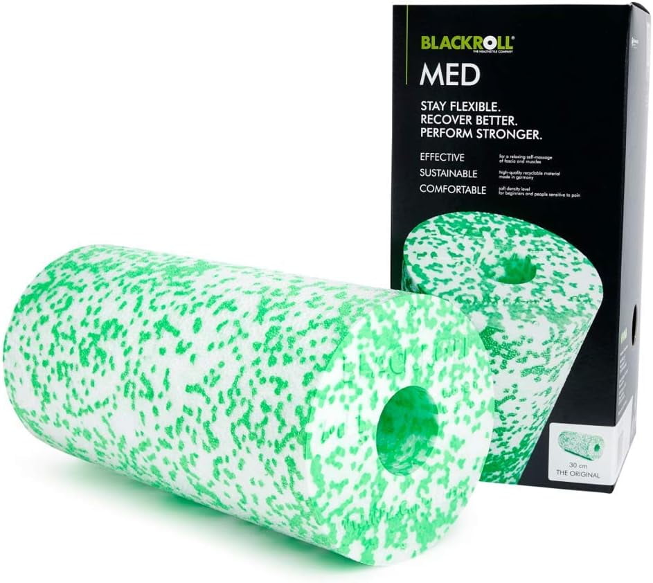 BLACKROLL - MED or MED 45 Foam Roller, Ideal for Myofascial Trigger ...