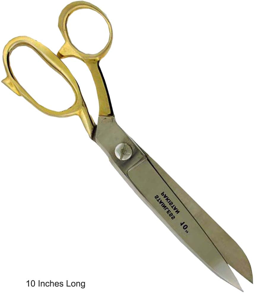 BLADE PRO 10" (25.4 cm) Professional Tailor Scissors | Gold-Tone ...