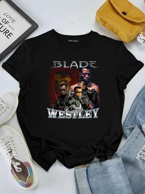 BLADE Wesley Snipes Blade Movie Avengers Style Fan Art Graphic Tee ...