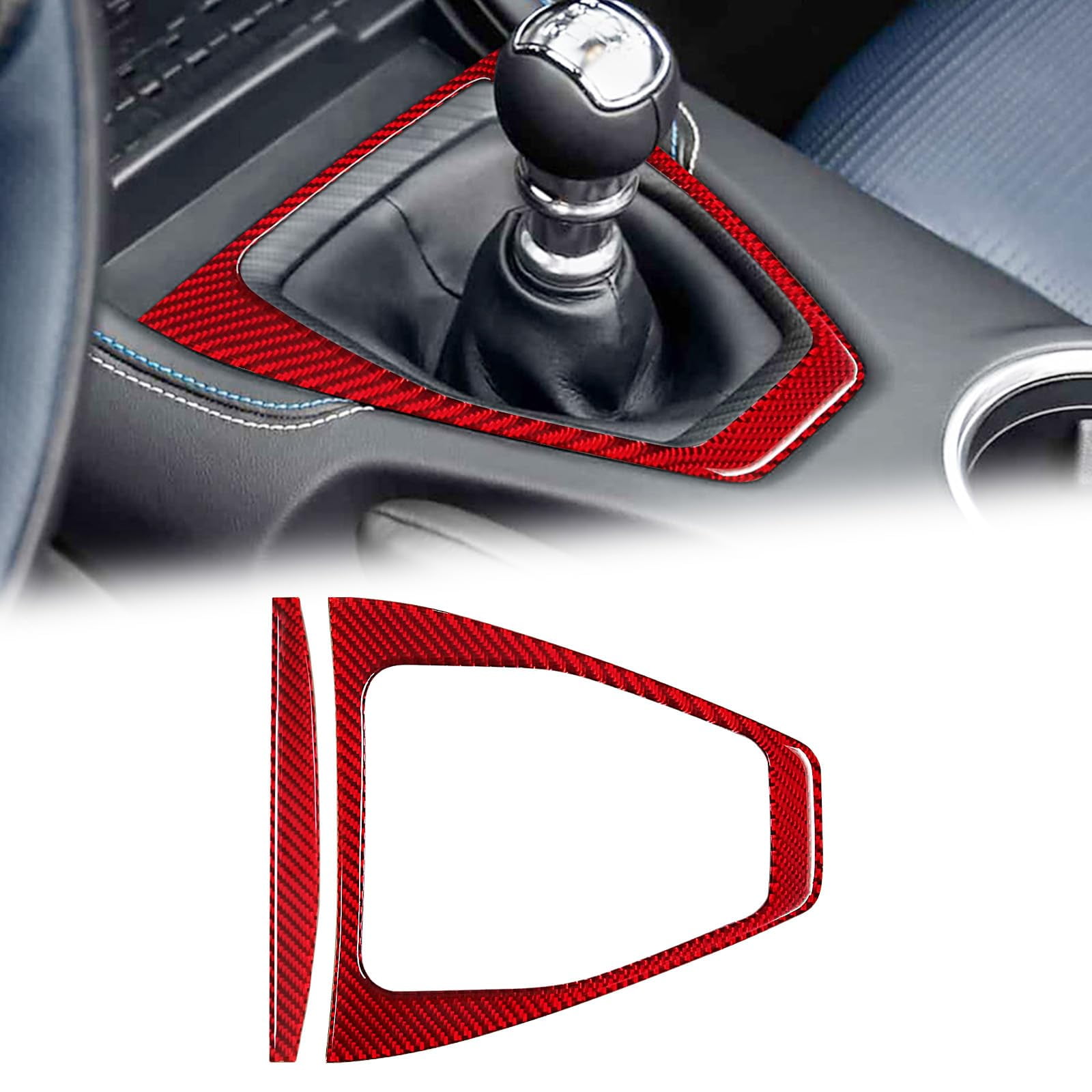 BLAKAYA Compatible with 2024 OIF8 2025 Ford Mustang Carbon Fiber Gears ...