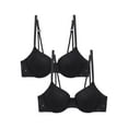 BLAKE & CO. 2 Pack Junior's All Over Lace Underwire Push Up Bra with ...