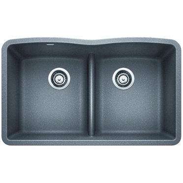 Blanco DIAMOND Bar SILGRANIT Sink Dual Deck- SILGRANIT Sink Anthracite ...