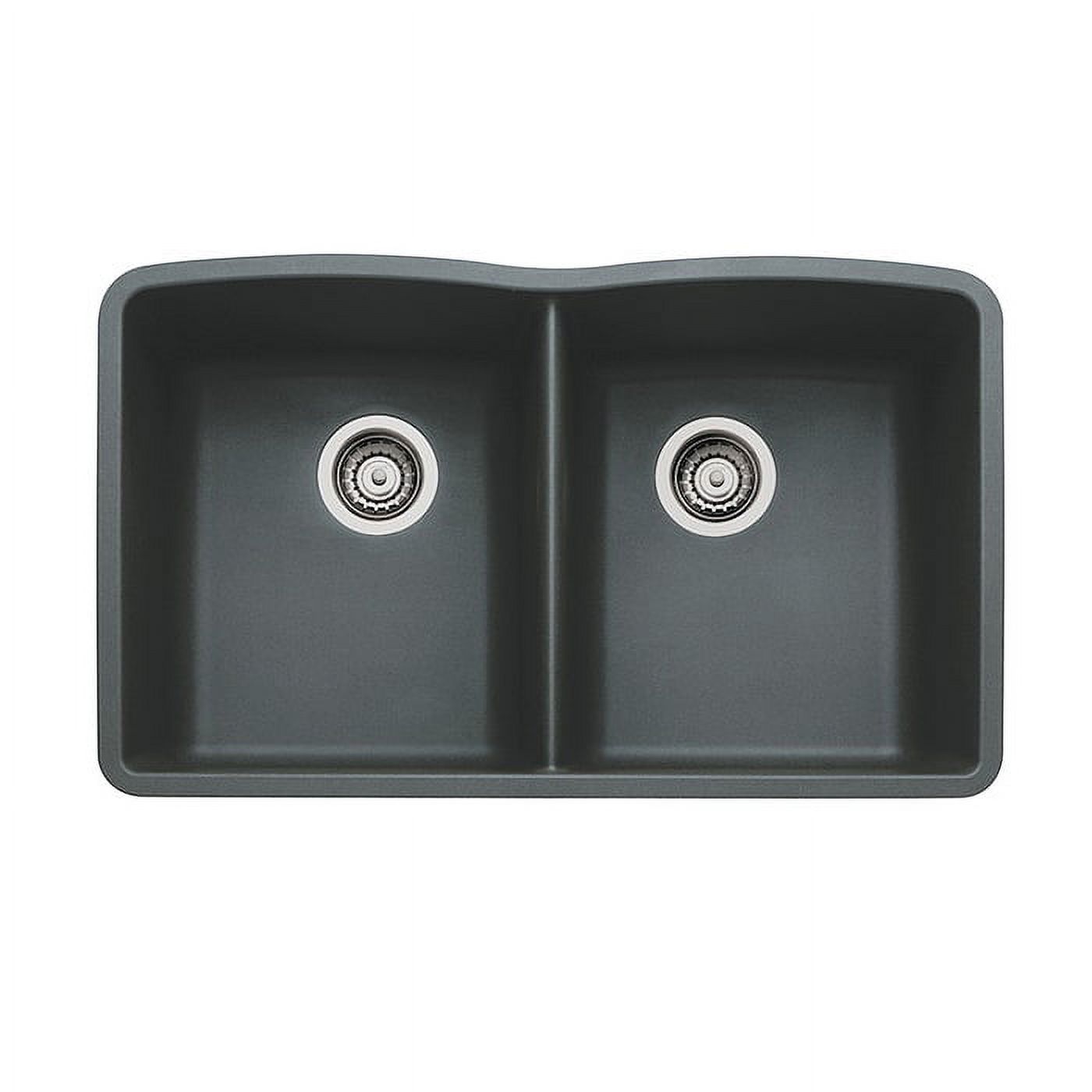 BLANCO PERFORMA Equal Double Undermount - White - Walmart.com