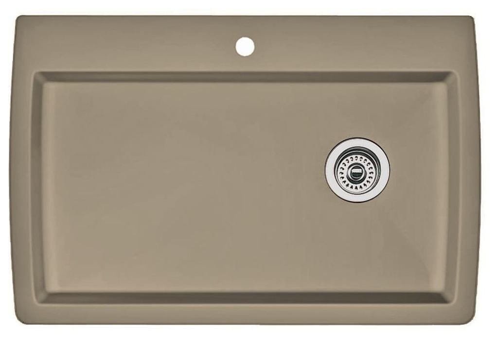 BLANCO DIAMOND 1.75 Dual Mount - Truffle - Walmart.com