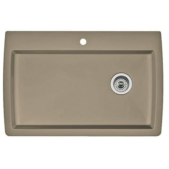 BLANCO DIAMOND Super Single Dual Mount - Truffle - Walmart.com