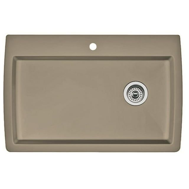 BLANCO DIAMOND Super Single Dual Mount - Truffle - Walmart.com