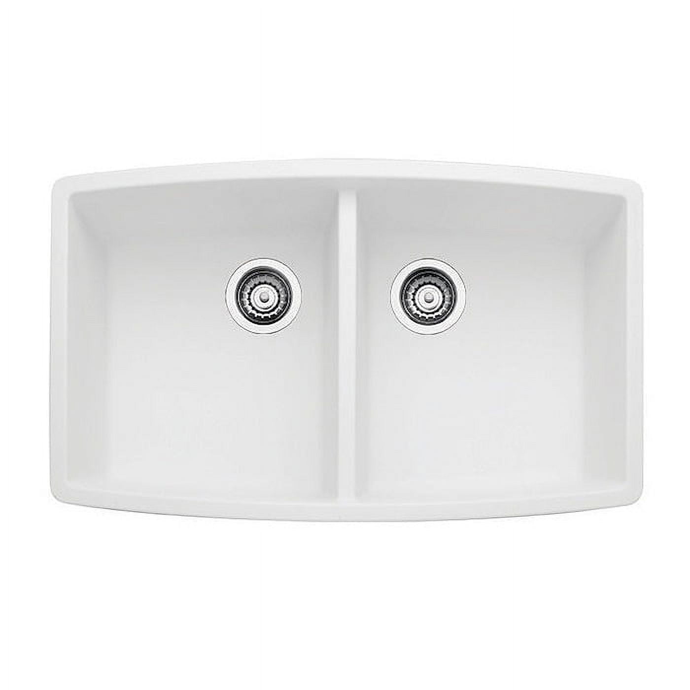 BLANCO PERFORMA Equal Double Undermount - White - Walmart.com