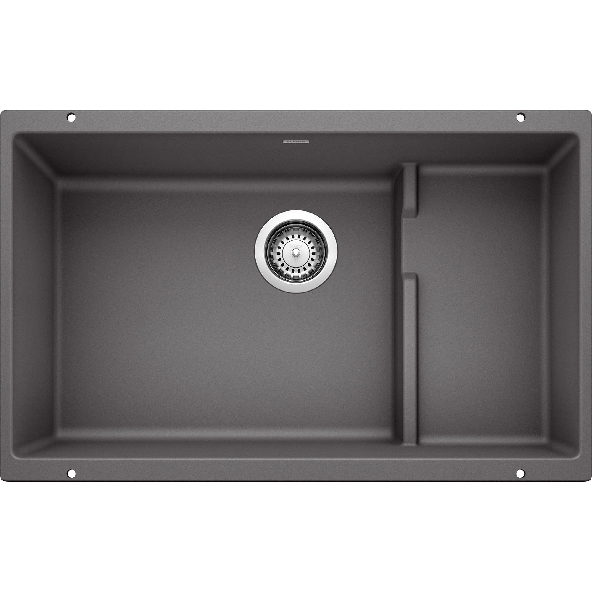 BLANCO PRECIS Cascade Single Undermount - Cinder - Walmart.com