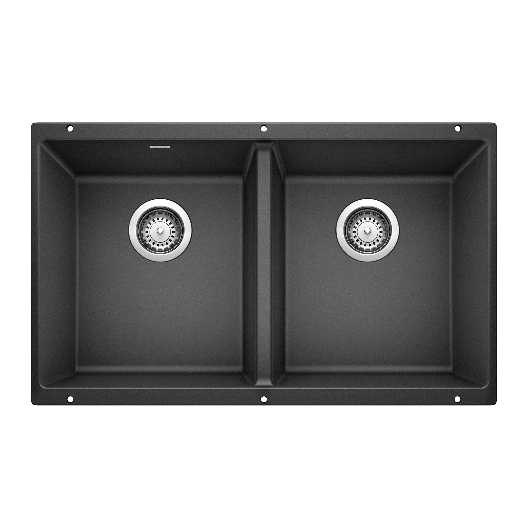 BLANCO PRECIS Equal Double Undermount - Anthracite - Walmart.com