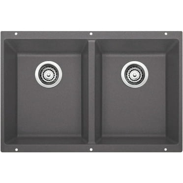 Blanco DIAMOND 1-3/4 with Low Divide SILGRANIT Sink Truffle - Walmart.com