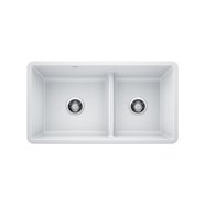 Blanco DIAMOND 1-3/4 with Low Divide SILGRANIT Sink White - Walmart.com