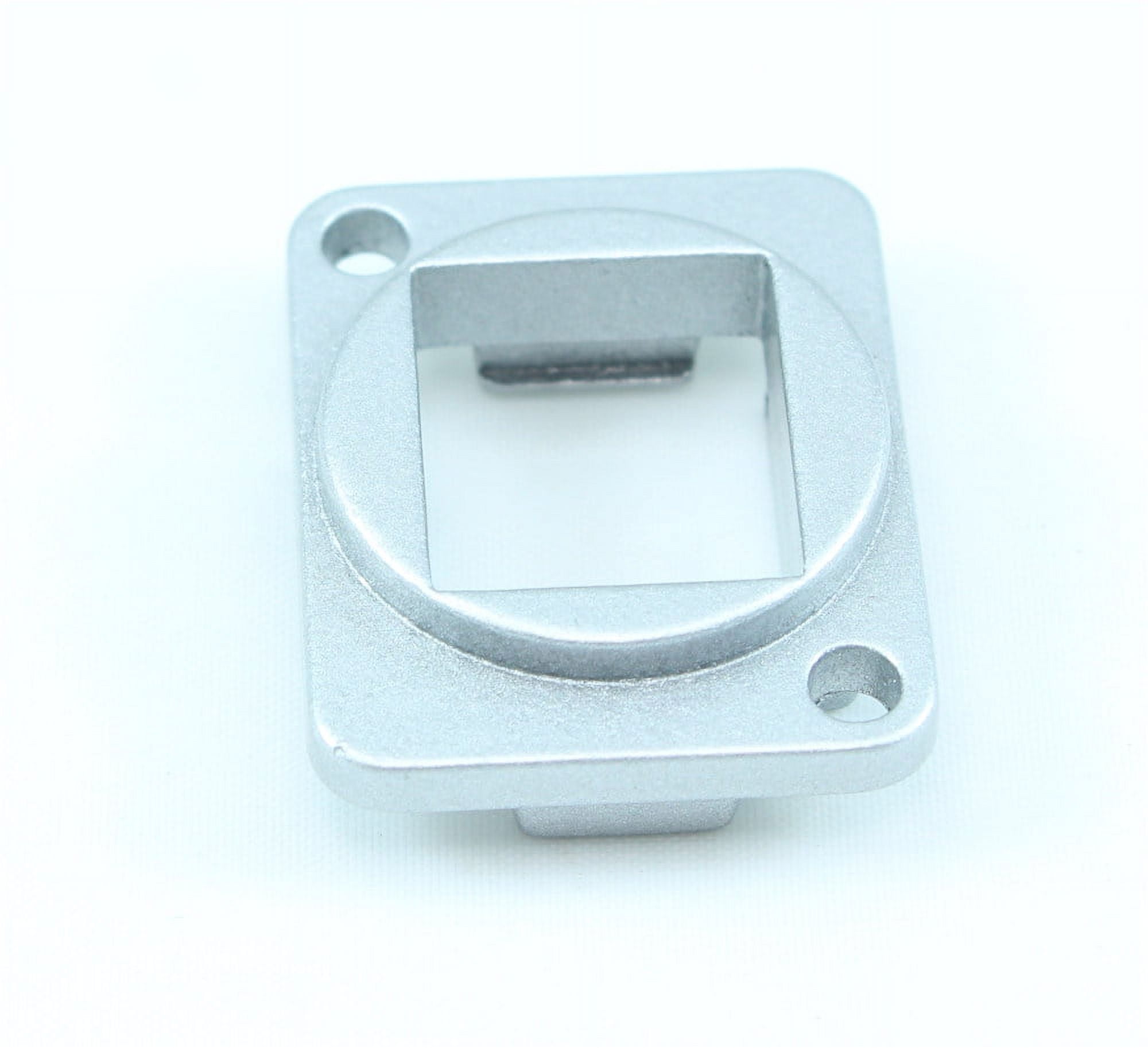 BLANK Keystone D-Series/Neutrik Panel Mount Connector, Metal - Walmart.com