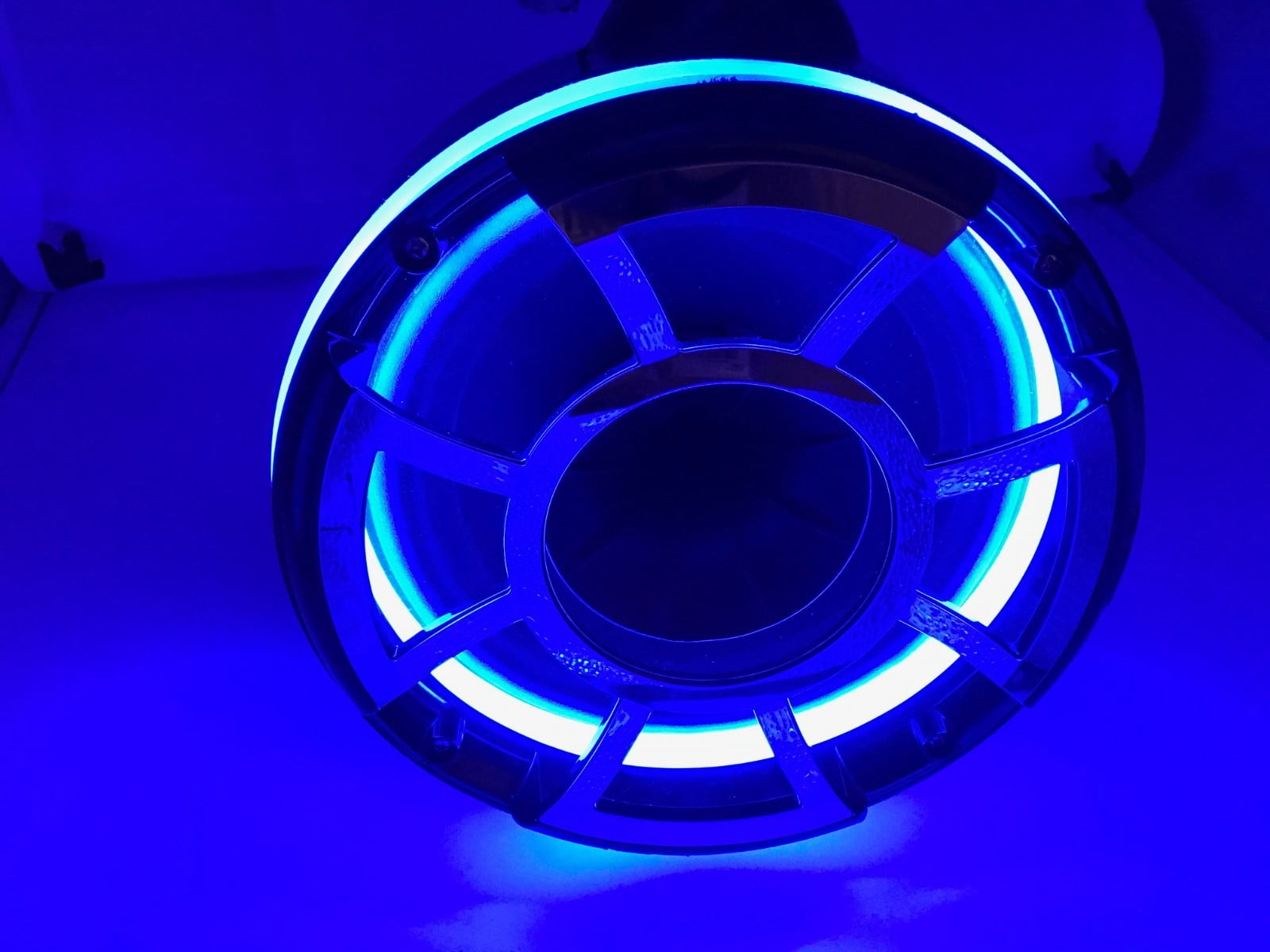BLAST LED - REV 10 BLUE LED Speaker Rings for Wet Sounds REV 10 Rev 410 ...