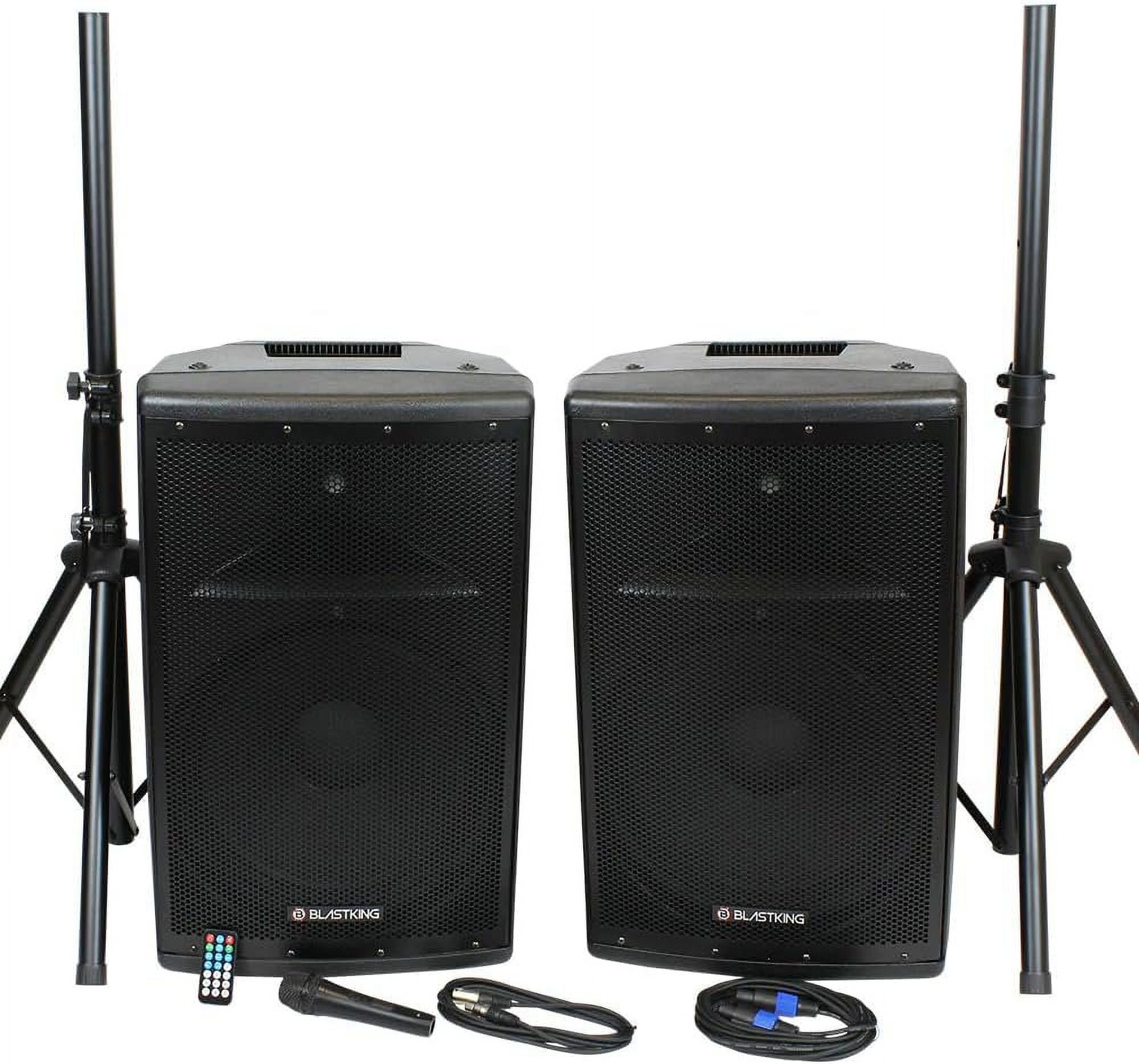BLASTKING BDT15CMB2 Speaker Box System - 1000W, 8 Ohm, Class-H ...