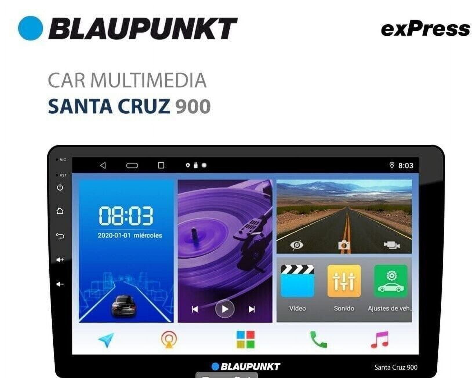 BLAUPUNKT Santa Cruz 900 10.1" Double Din Mechless Touchscreen Receiver ...