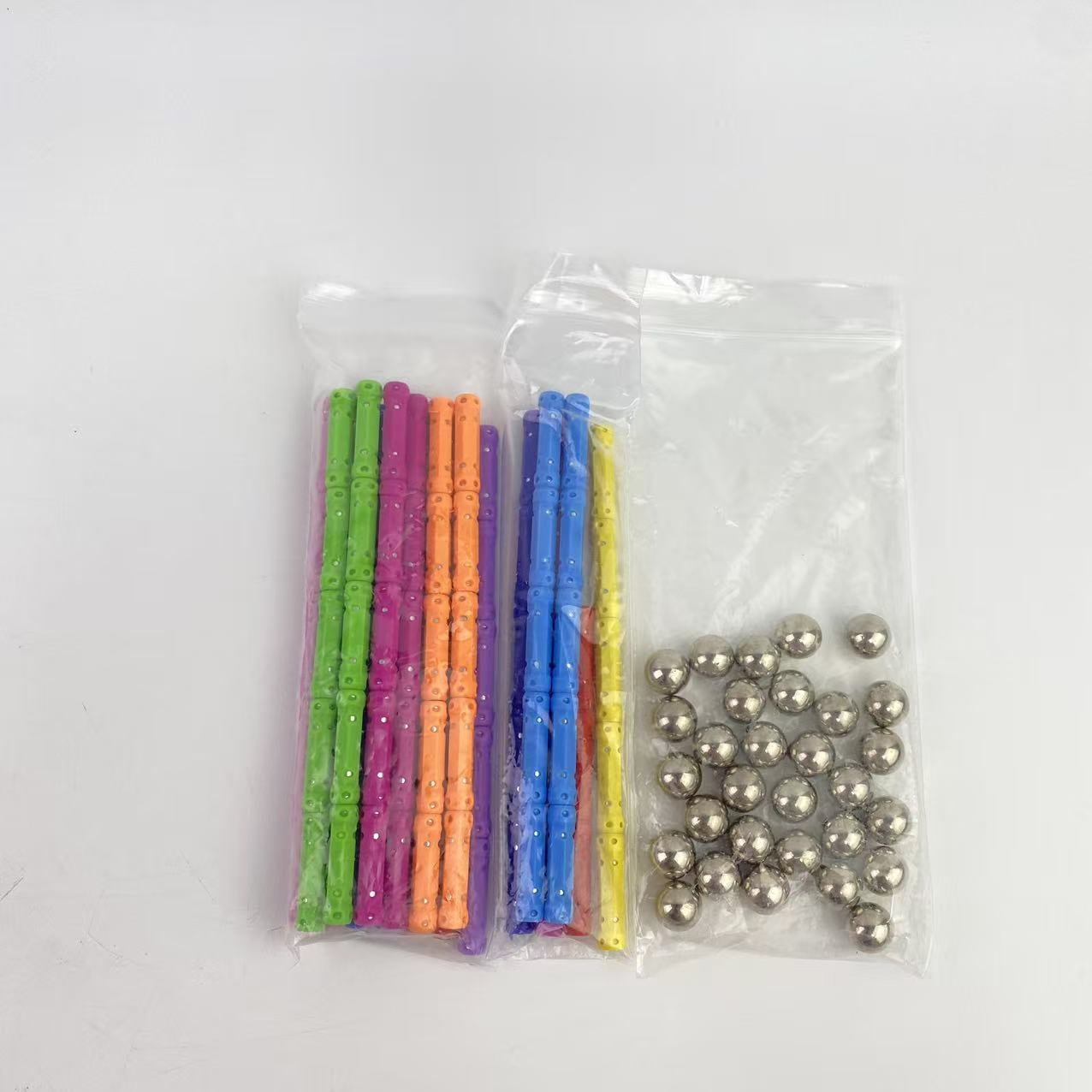 BLAVOR Manipulative games,3D Construction Building Toy with Storage Bag ...