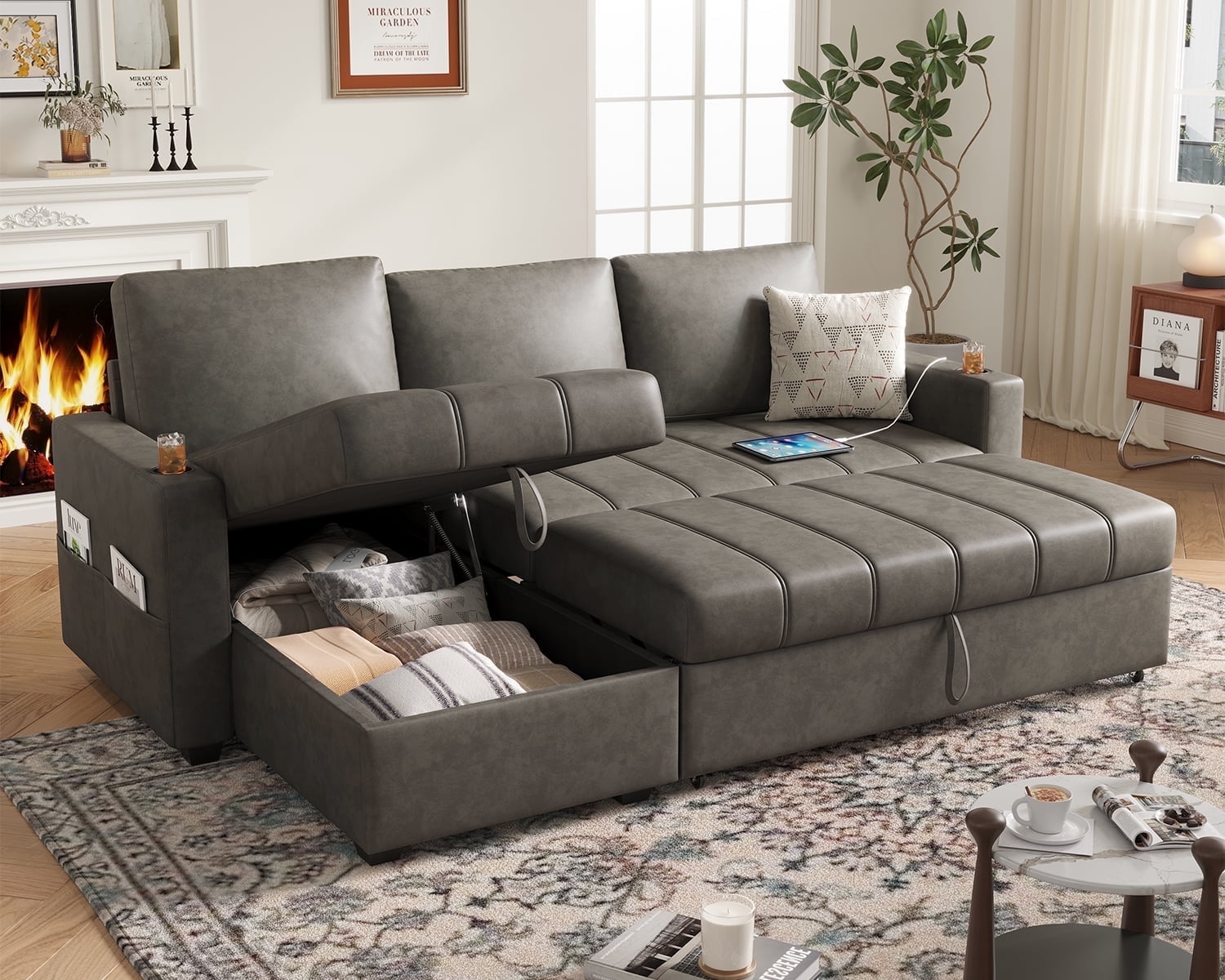 Extraordinary L Shaped Sofa Sleeper Photos