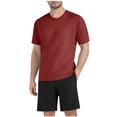 BLCHUNen 2 Piece Sets for Men Gym Sets Summer Casual Tops Matching ...