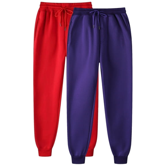 BLCHUNen 2 Piece Womens Sweatpants with Pockets Casual Drawstring ...
