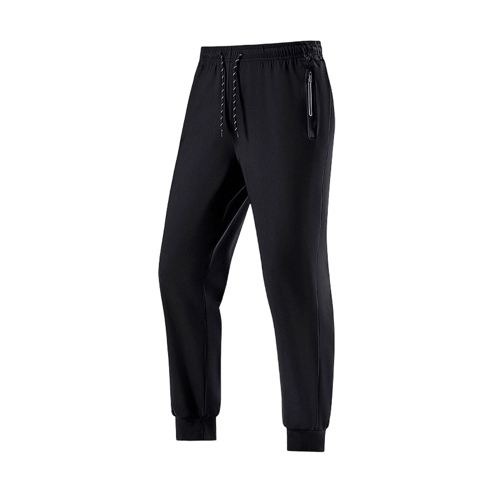 BLCHUNen Gym Pants Men Summer Elastic High Waisted Workout Running ...