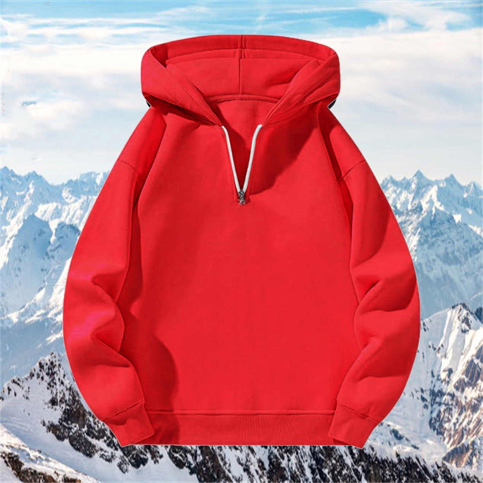 BLCHUNen Hoodies for Women Loose 1/4 Zip Sweatshirts Pullover Casual ...