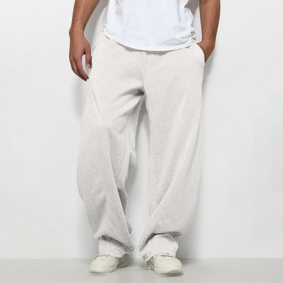 BLCHUNen Mens Sweatpants with Pockets Loose Breathable Casual ...