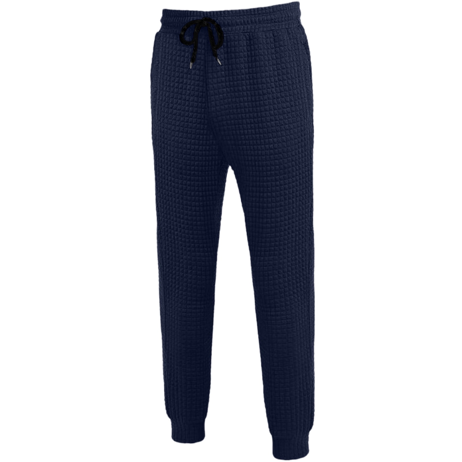 BLCHUNen Sweatpants for Men Drawstring Elastic Waist Polyester Daily ...