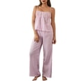 BLCHUNen Womens 2 Piece Outfits Striped Matching Sets Square Neck ...