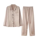 BLCHUNen Womens Pajama Sets Sleepwear Long Sleeve Button down Shirts ...