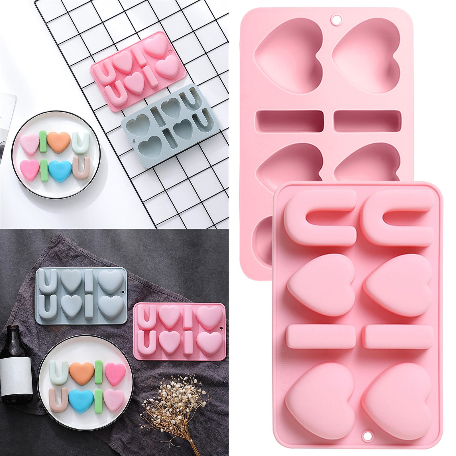 BLCYY Cake Mould Washable Silicone Cake Cake Candy Chocolate Decorating ...
