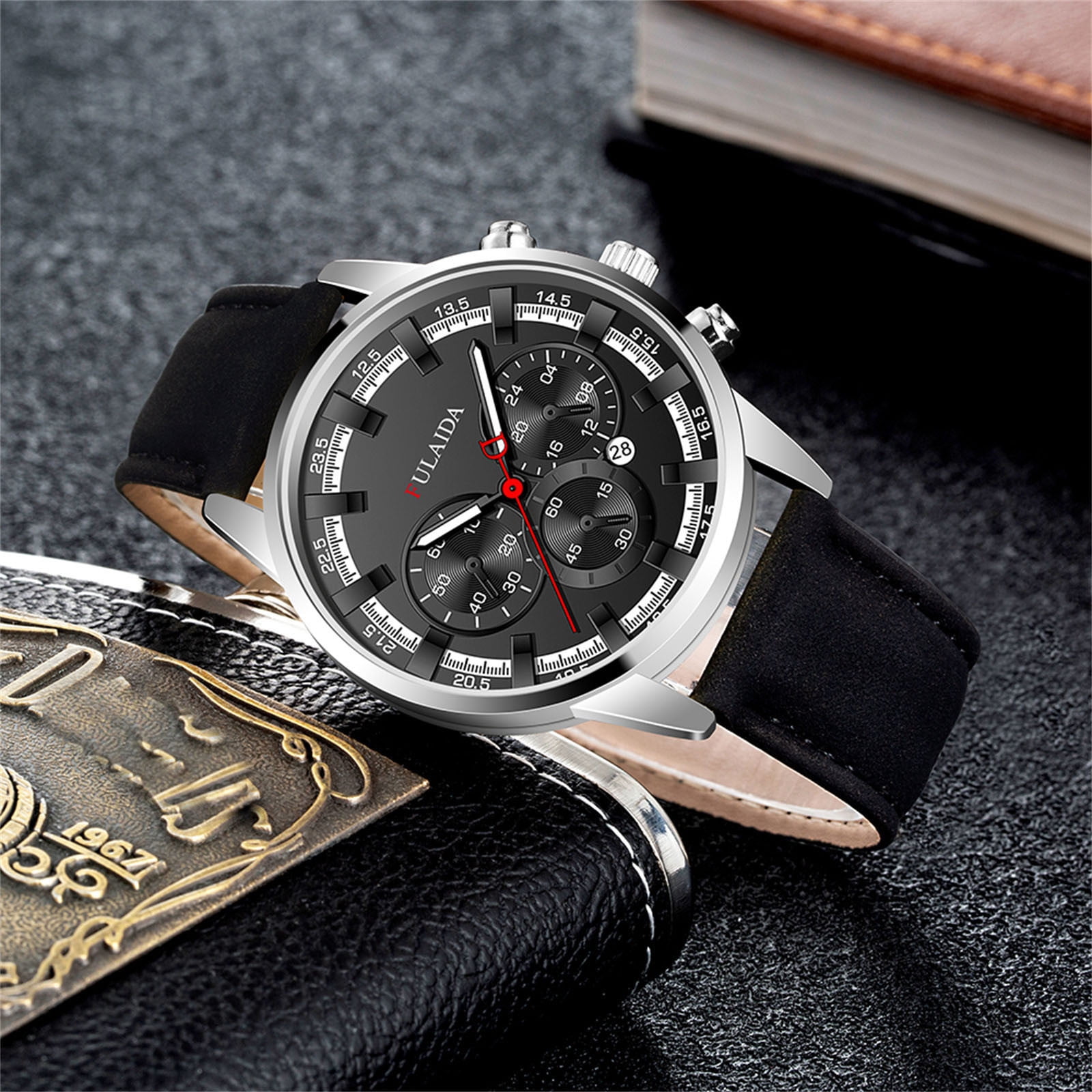 BLCYY Men'S Watch Fashion Sport Men's Stainless Steel Case Belt Band ...