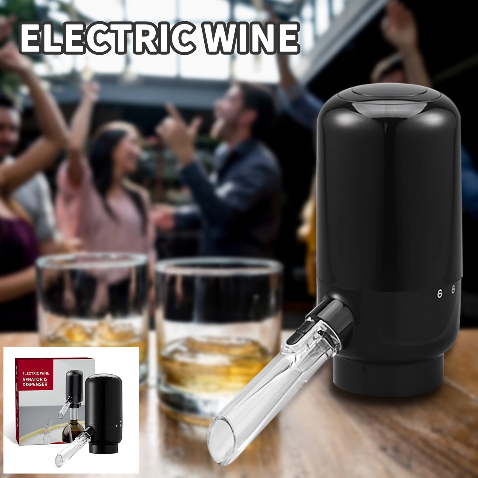 BLCYY Wine Pourer Electronic Plastic Fast Bar Creative Pourer Wine Wine ...