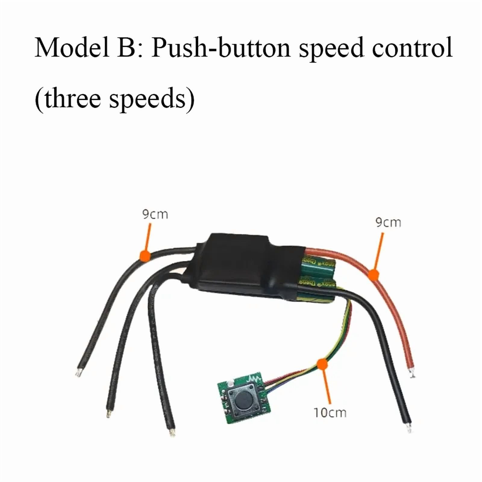BLDC 3-Phase Brushless Motor Driver 24W 200W Speed Controller Module DC ...