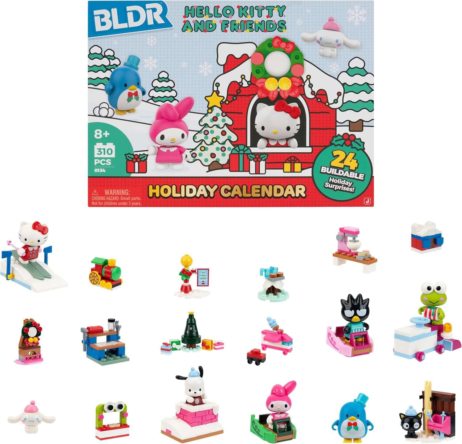 BLDR 2025 Hello Kitty & Friends Advent Calendar - Walmart.com