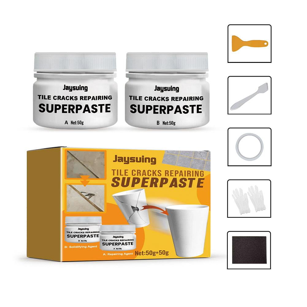 BLE Glaze Ceramic Paste Repair Cracks Marble Floor Tile Patch Cover ...