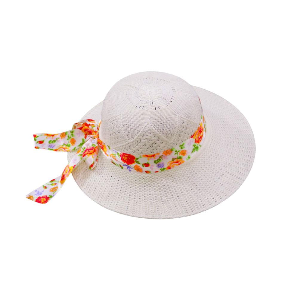 BLE Ladies Sun Cap Beach Wide Brim Floppy Straw Hat Spring Summer Sun ...