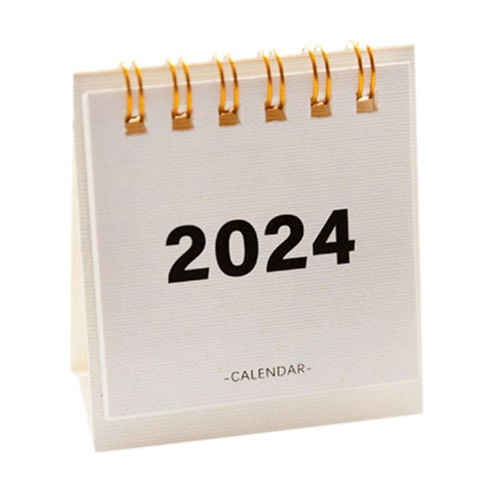 BLE Mini Desk Calendar 2024 Small Desktop Calendar Mini Schedule Home ...